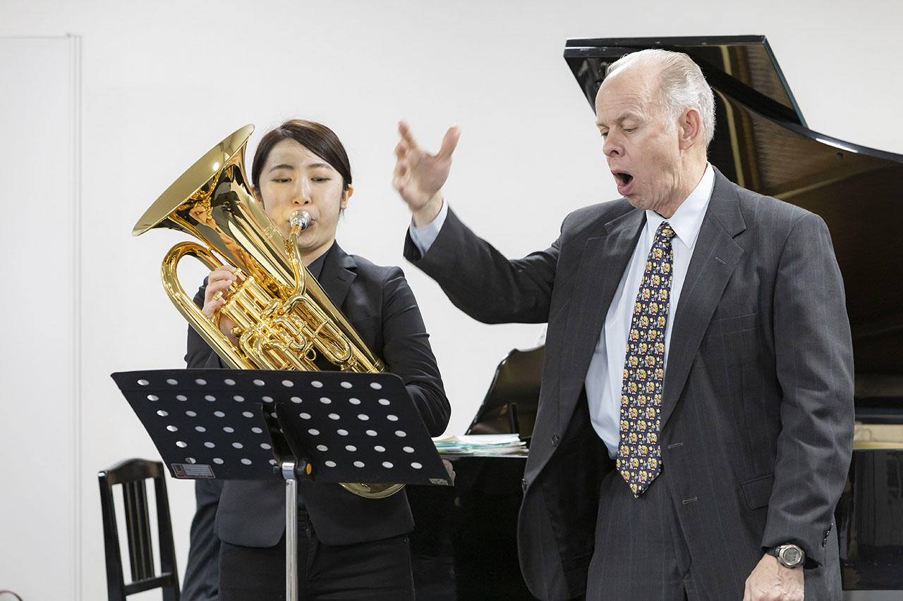 ブライアン・ボーマン氏 特別講座[2019.1.21開催] | HARMONIE | 尚美ミュージックカレッジ専門学校 管弦打楽器学科